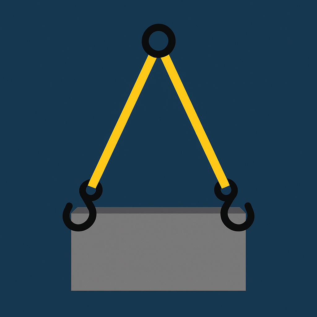 2 Leg Sling Calculator Safe Lifting Load Calculator