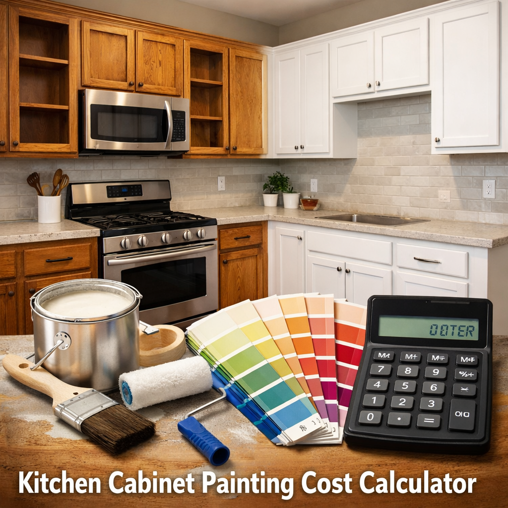 Free Kitchen Cabinet Painting Cost Calculator Estimate Price