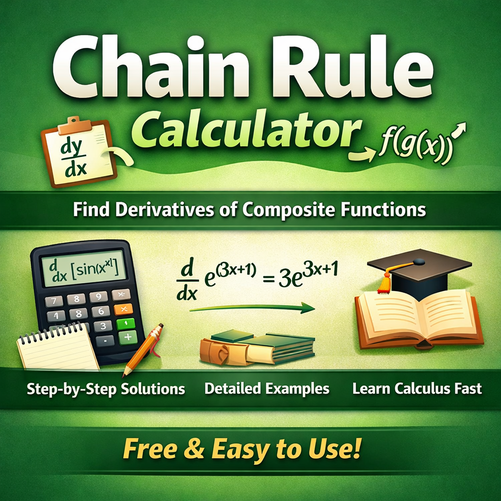 Free Chain Rule Calculator With Step-by-Step Derivatives | Waldev